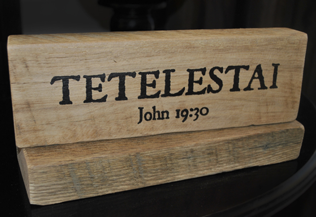 Tetelestai – Dit is volbring! – NG Kerke Adelaide en Fort Beaufort